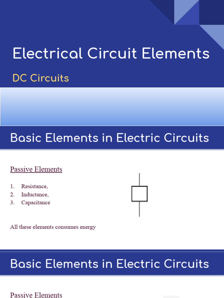 04 Lecture 04 Electrical Circuit Elements - 1 | PDF | Electrical ...