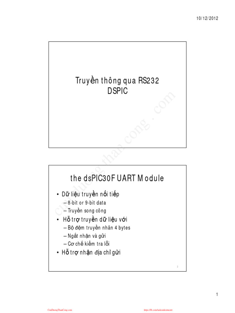 Uart - (Cuuduongthancong - Com) | PDF