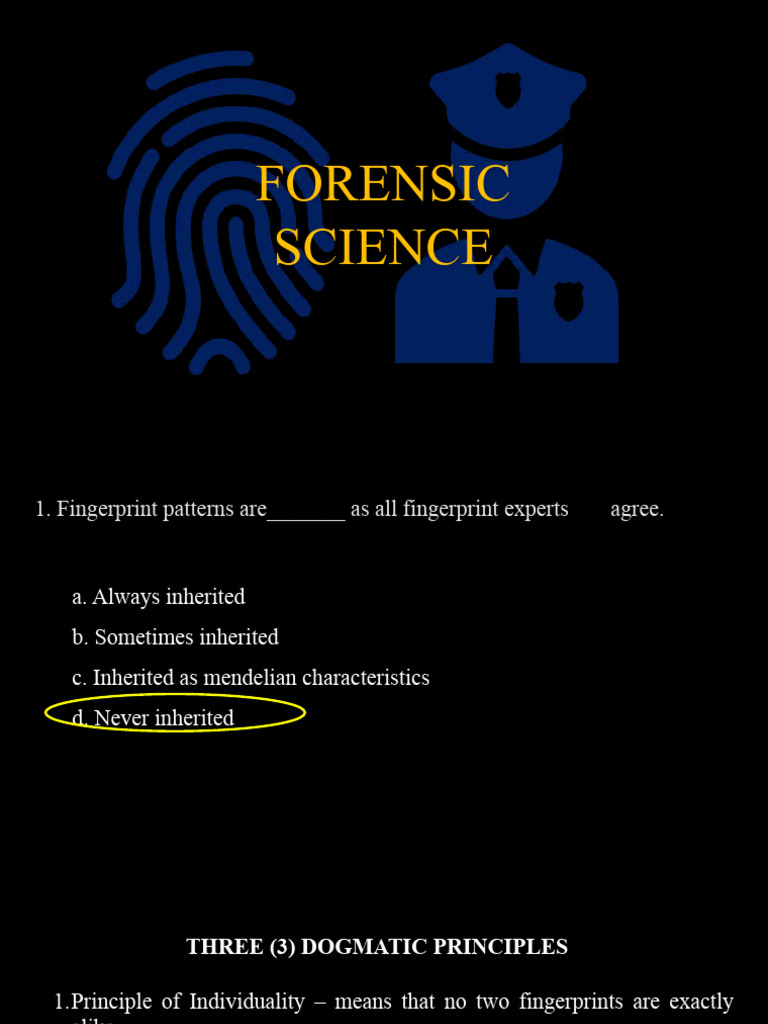 Forensic Science Presentation | PDF | Bullet | Cartridge (Firearms)