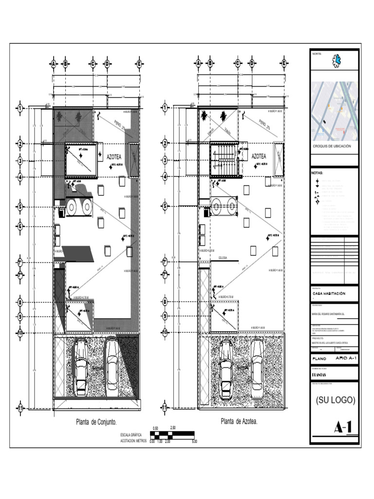 Planta Conjunto Con Esc - Graf | PDF