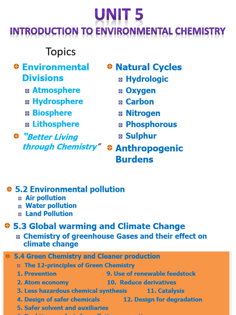 On Environmental Chemistry For G-12 | PDF | Natural Environment | Earth