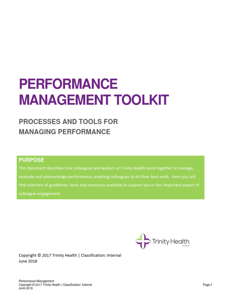 Performance Management Toolkit | PDF | Performance Appraisal | Goal