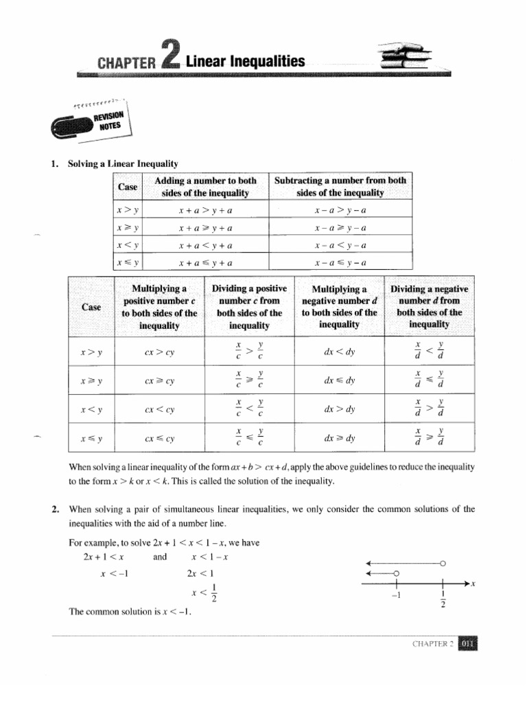 3 - 2 - Linear+Inequalities | PDF