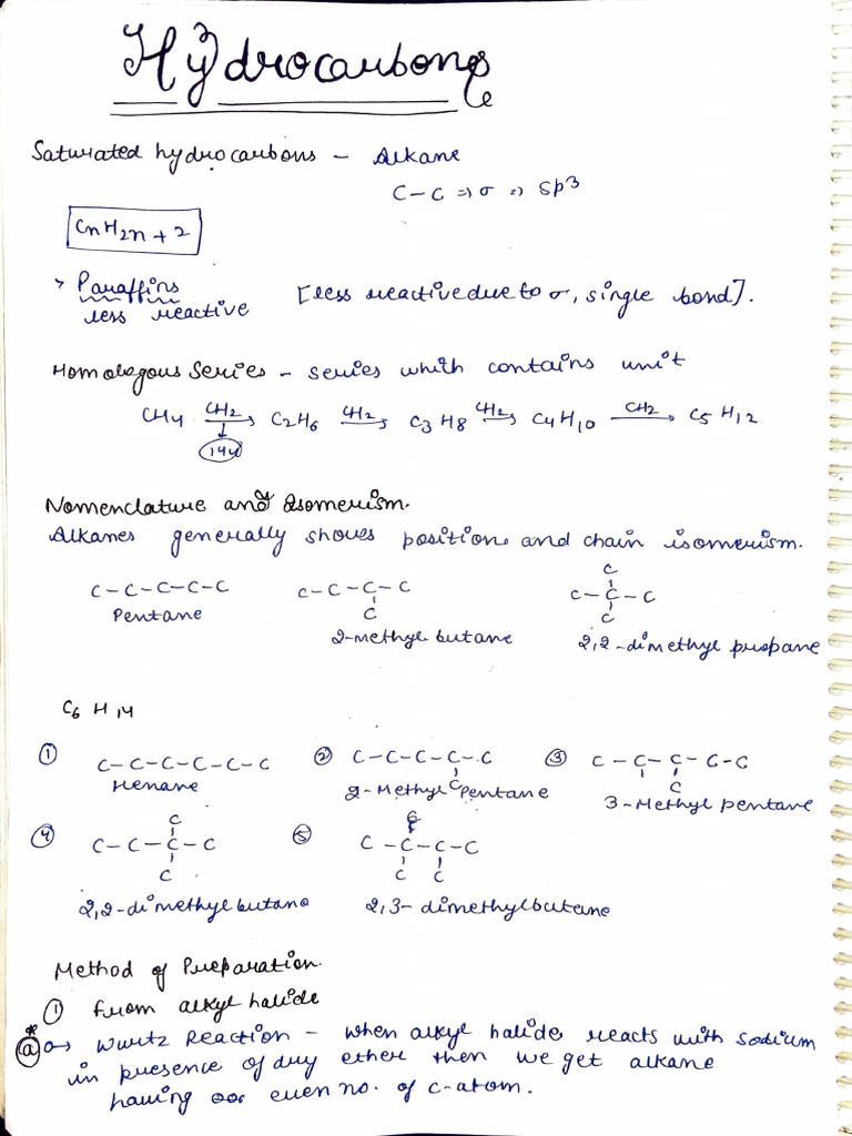 Hydrocarbons | PDF