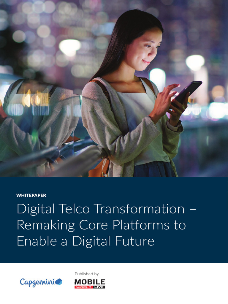 Digital Telco Transformation Whitepaper GSMA | PDF | Reliability Engineering | Product Lifecycle