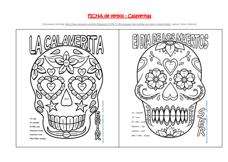 Ficha Calaveritas | PDF