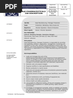 Production Filling Operator Job Description | PDF | Business