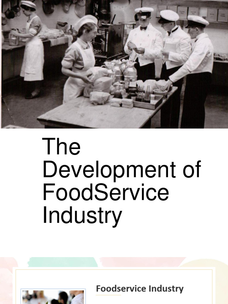 HELE109 - The Development of Food Service Industry | PDF | Bar ...