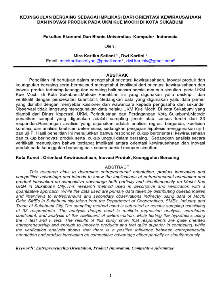 Unikom Mira Kartika Setiani Artikel Pdf
