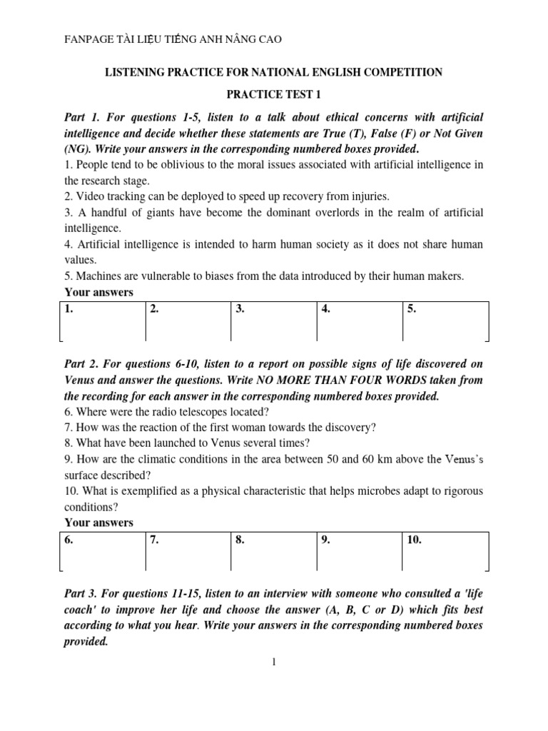 Listening Practice for English Competitions | PDF | Curry | Gender Pay Gap