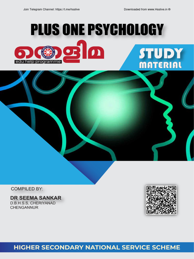 Hsslive Xi Thelima Psychology Notes | PDF | Nervous System | Nerve Hsslive Xi Thelima Psychology Notes | PDF | Nervous System | Nerve
