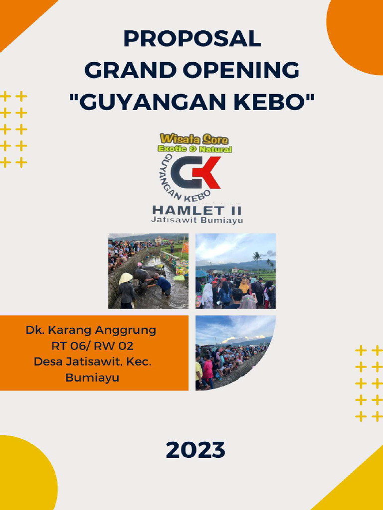 Proposal Grand Opening GK | PDF