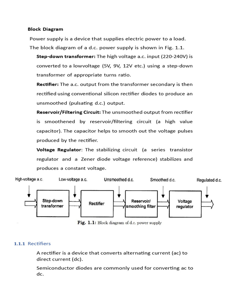 Module1 Notes | PDF | Rectifier | Amplifier