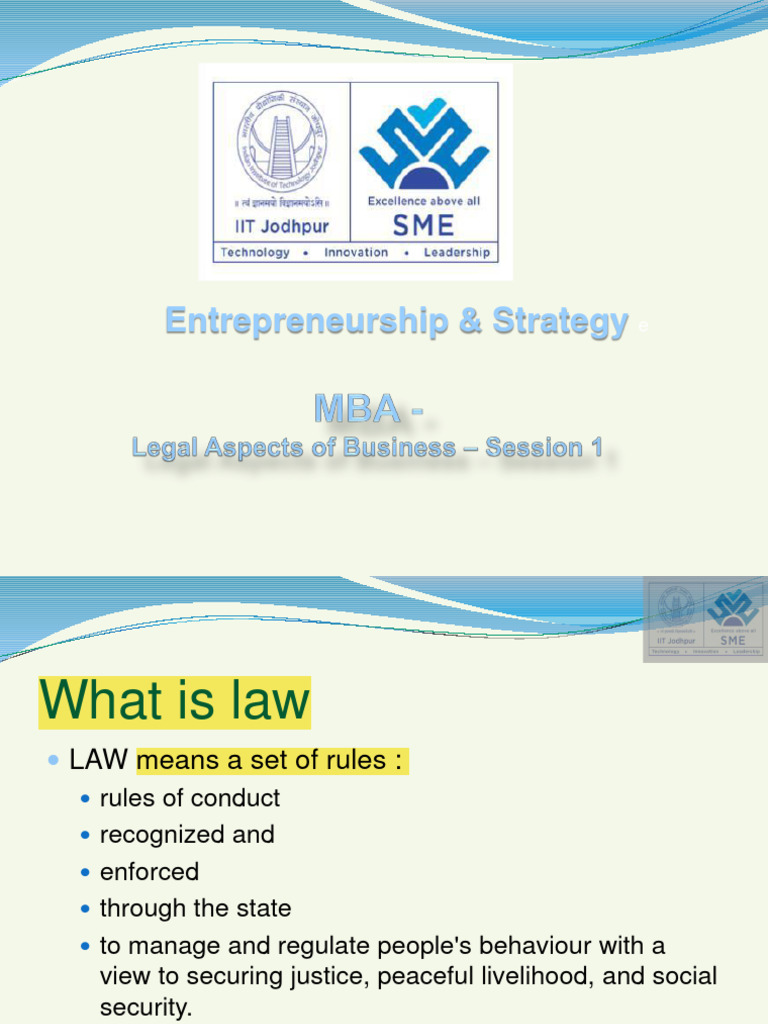 Business Laws Class 1 | PDF | Sharia | Common Law