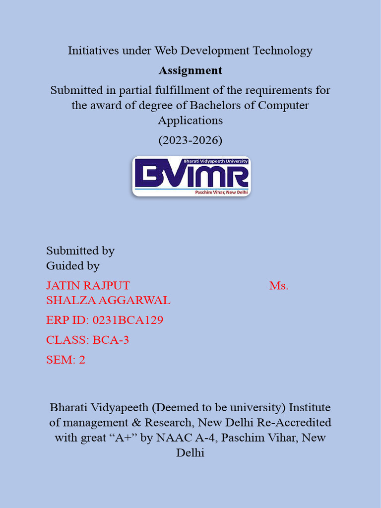 Assignment Wdt Pdf Word Press Websites