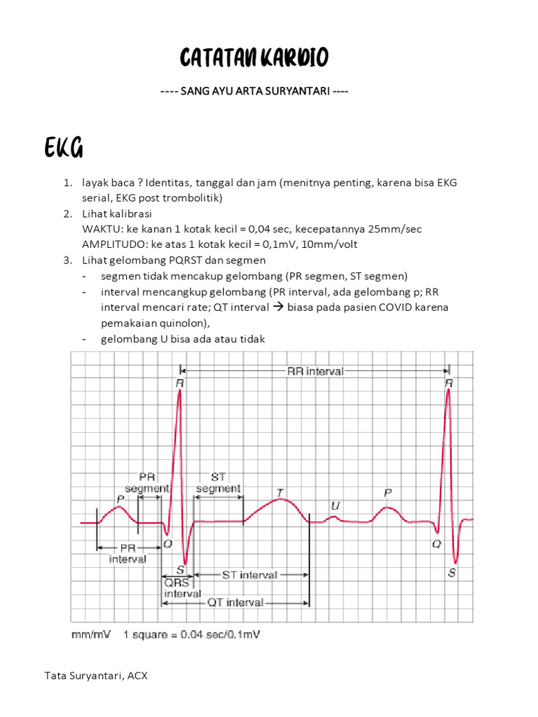 Catatan Kardio Suryantari | PDF