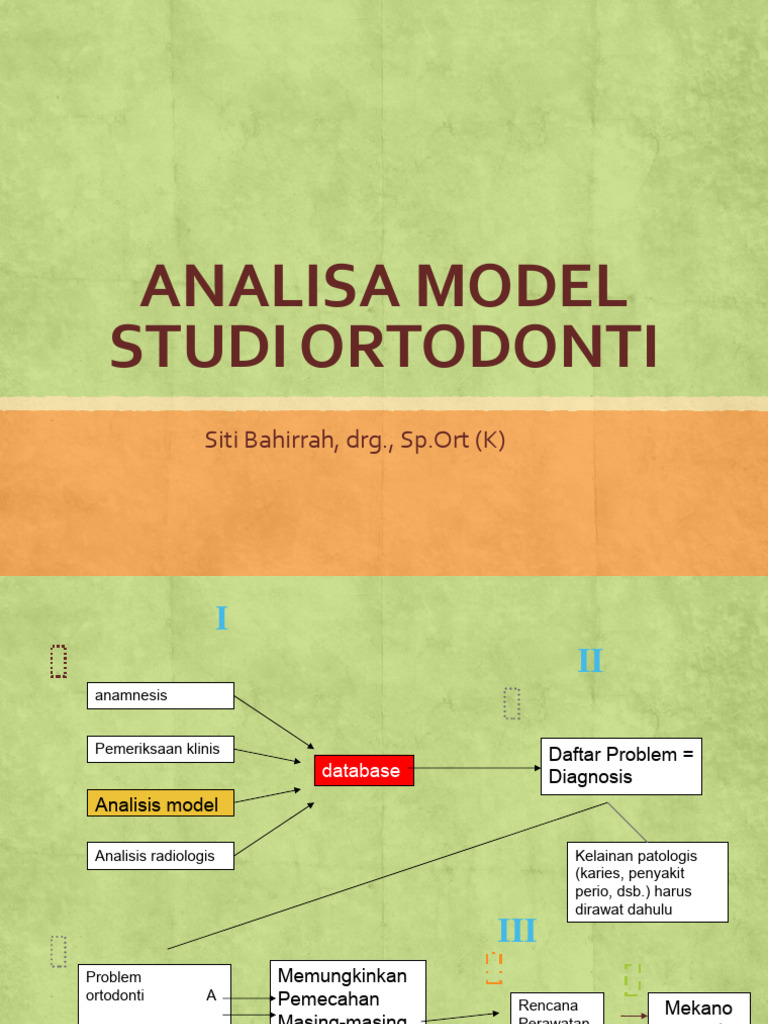 Analisis Model Studi Ortodonti | PDF