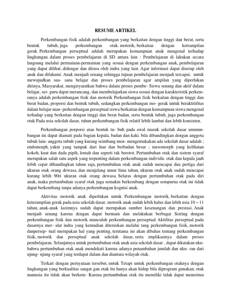 Resume Materi | PDF