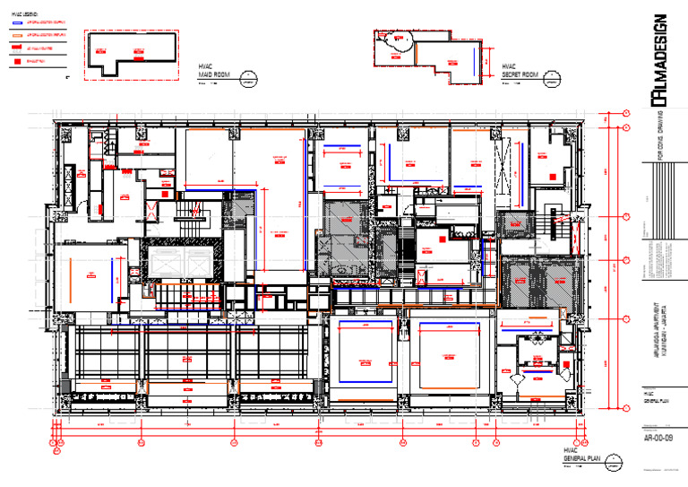 Ar00-09-Hvac Plan | PDF | Bathroom | Residential Buildings