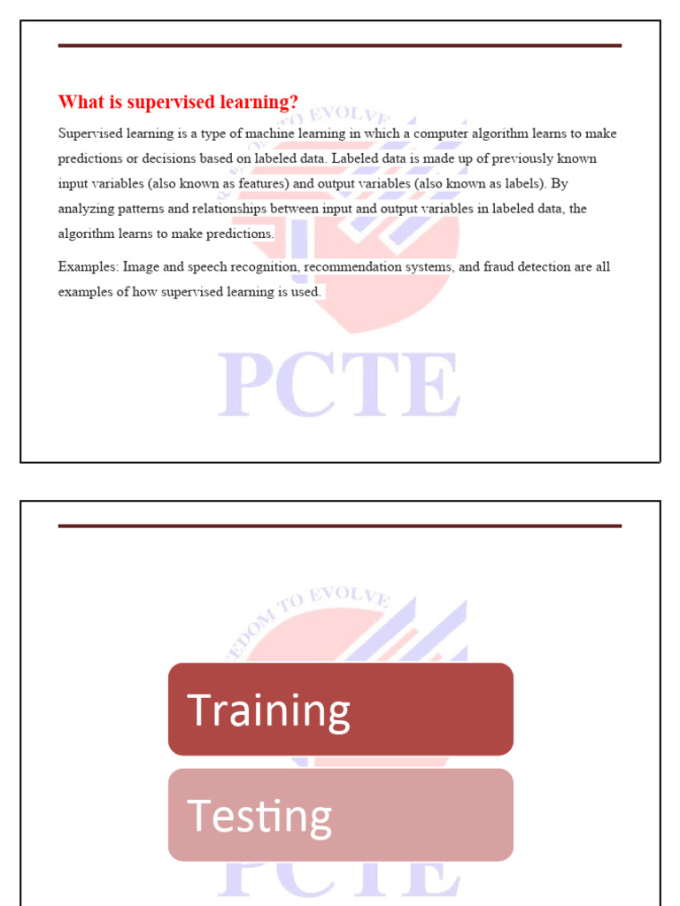 Machine Learning | Download Free PDF | Dependent And Independent Variables | Machine Learning