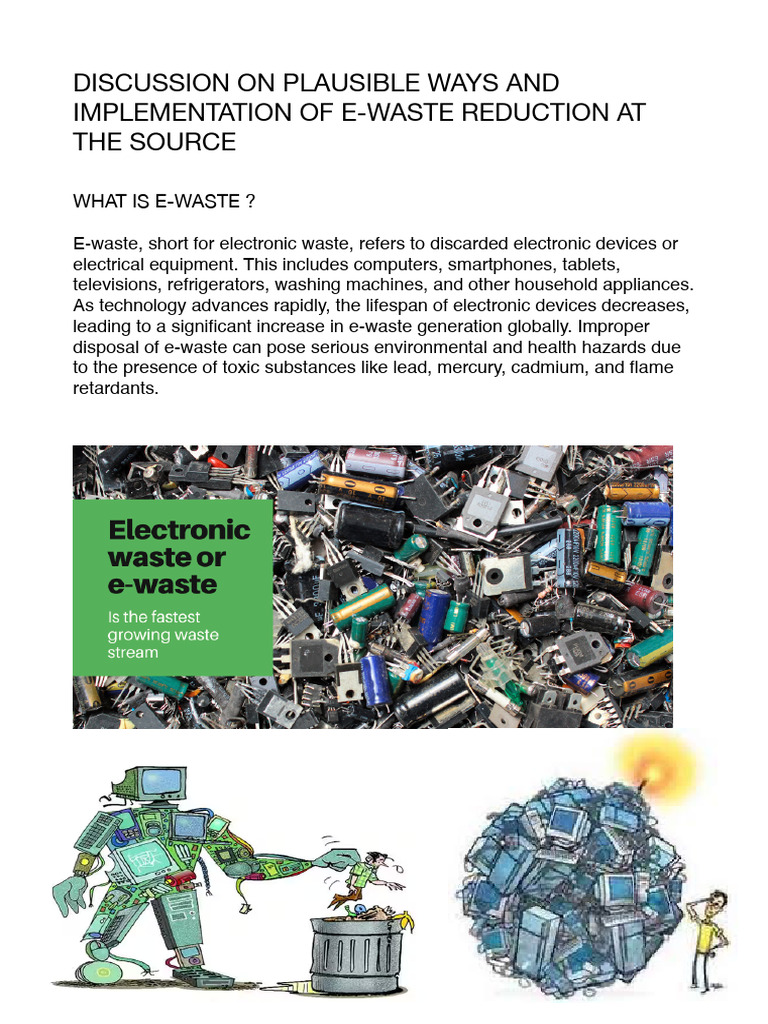 E Waste | PDF | Electronic Waste | Waste Management