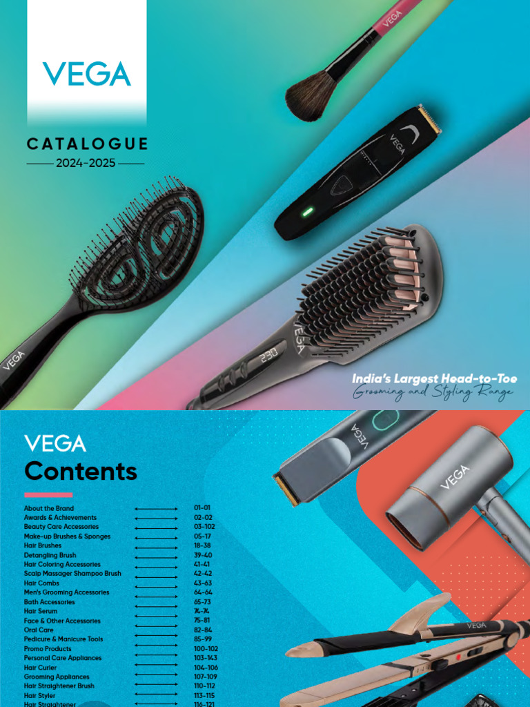 Vega Catalogue 2024-25 | PDF | Cosmetics | Human Appearance
