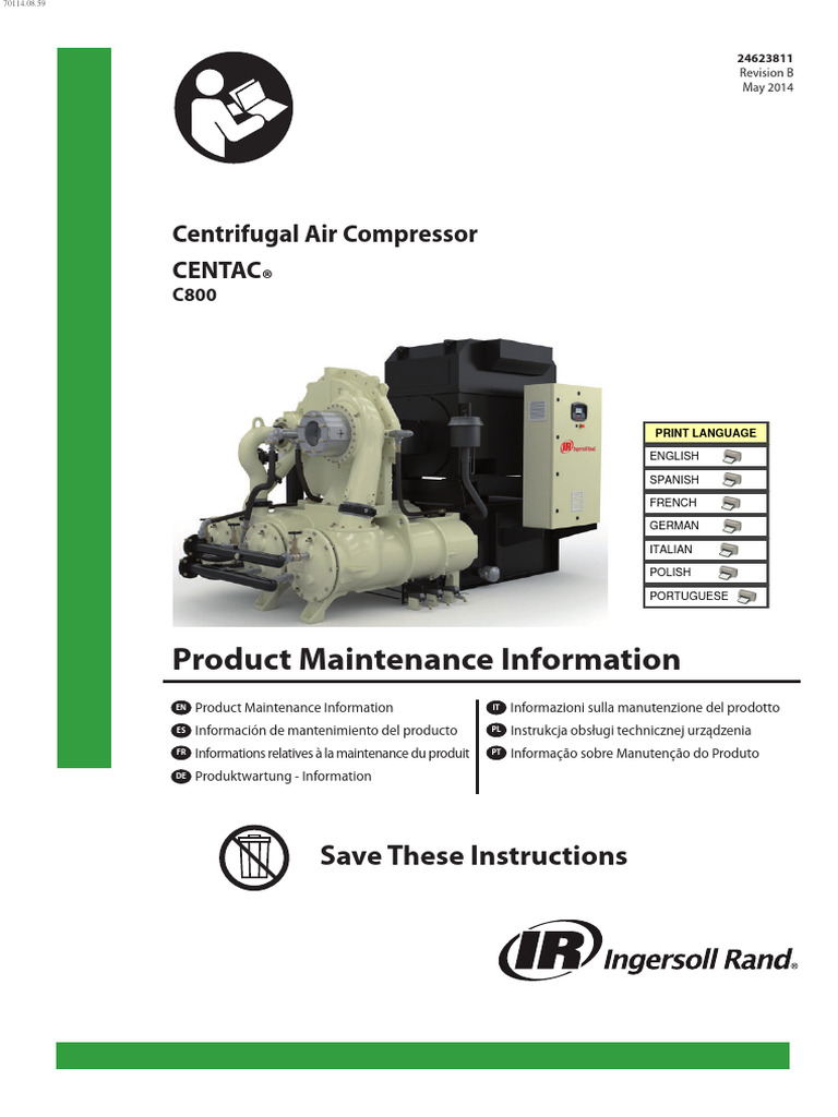 C800 Maint. Manual | PDF | Pump | Valve