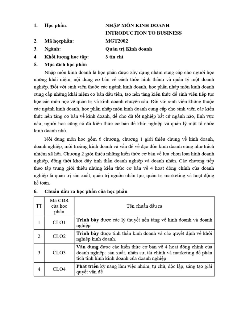 20 - Nhap Mon Kinh Doanh | PDF