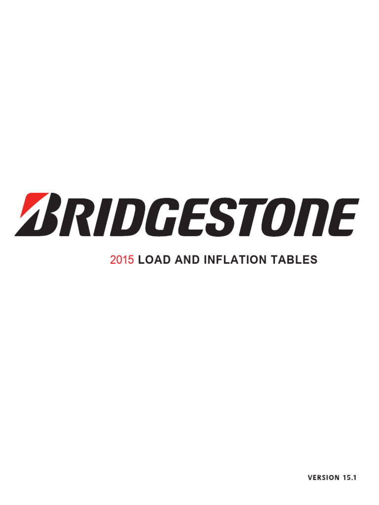 2015 Truck Tire Load & Inflation | PDF | Tire | Transportation Engineering
