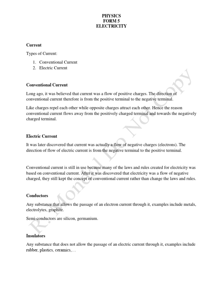 Physics - Circuits | PDF | Electric Current | Rechargeable Battery