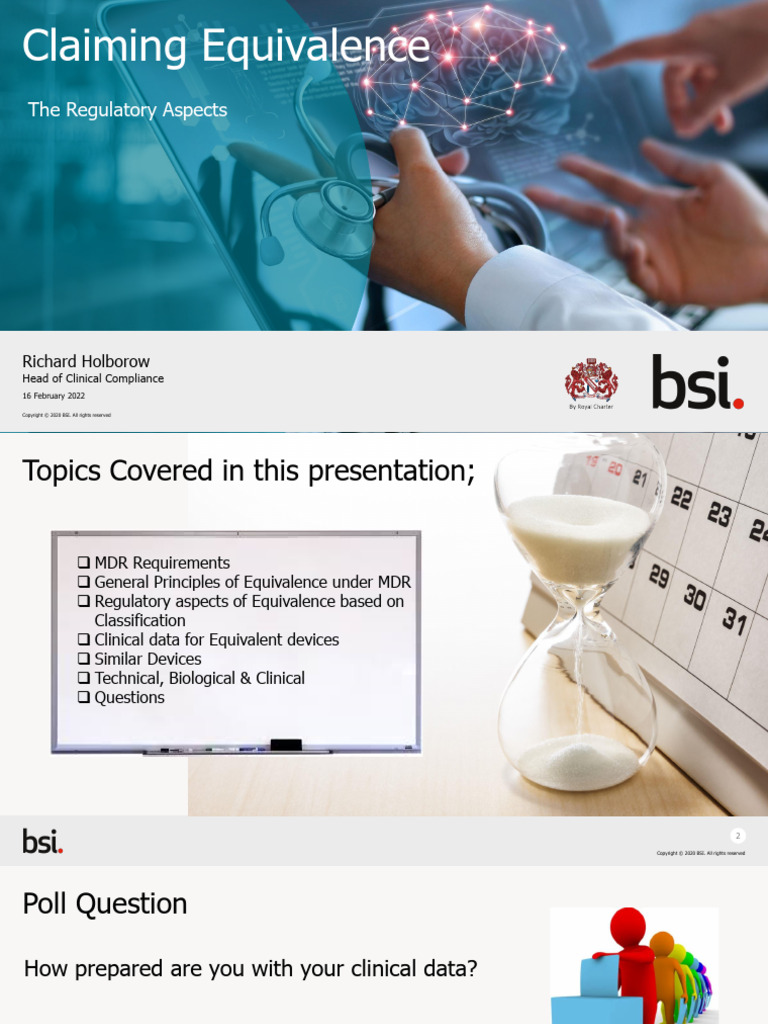 Good On Equilence Device Consideration | PDF | Medical Device | Risk