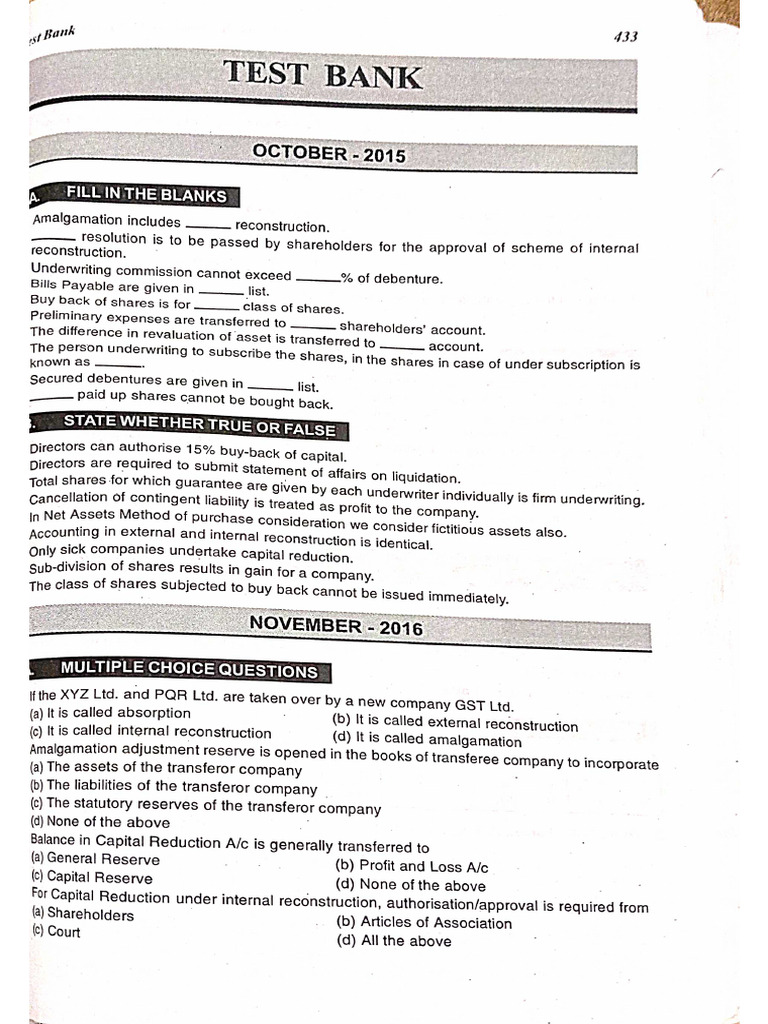 FA-5 University Test Paper | PDF