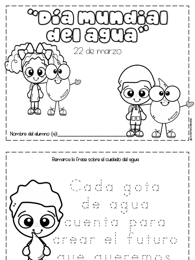 Cuadernillo El Cuidado Del Agua | PDF