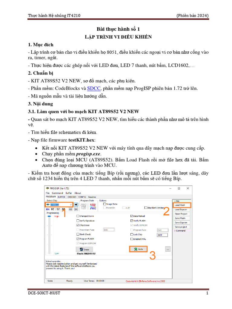 Thuc Hanh 1 - 2024 | PDF