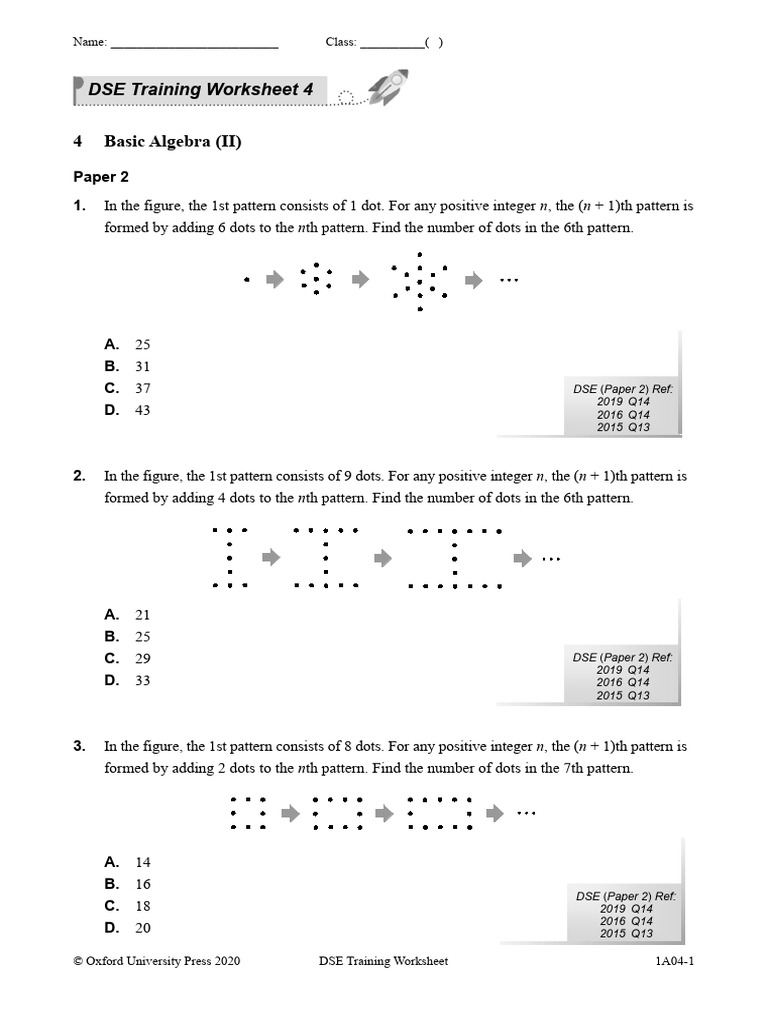 OJM DSETraining Basic Algebra II e | PDF | Numbers | Arithmetic