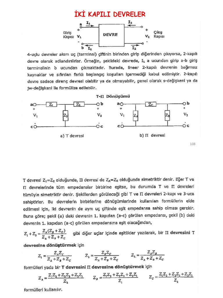 Devreler Kuramı II - 3 | PDF