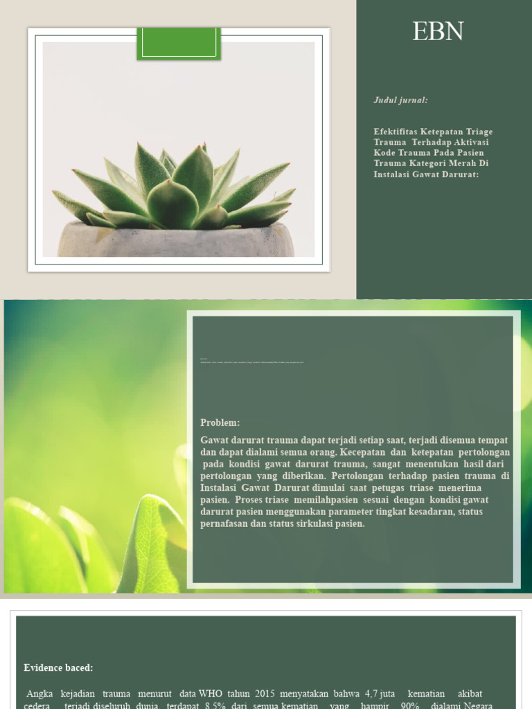 EBN Trauma Abdomen | PDF