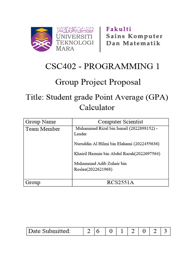 Gpa Calculator | PDF
