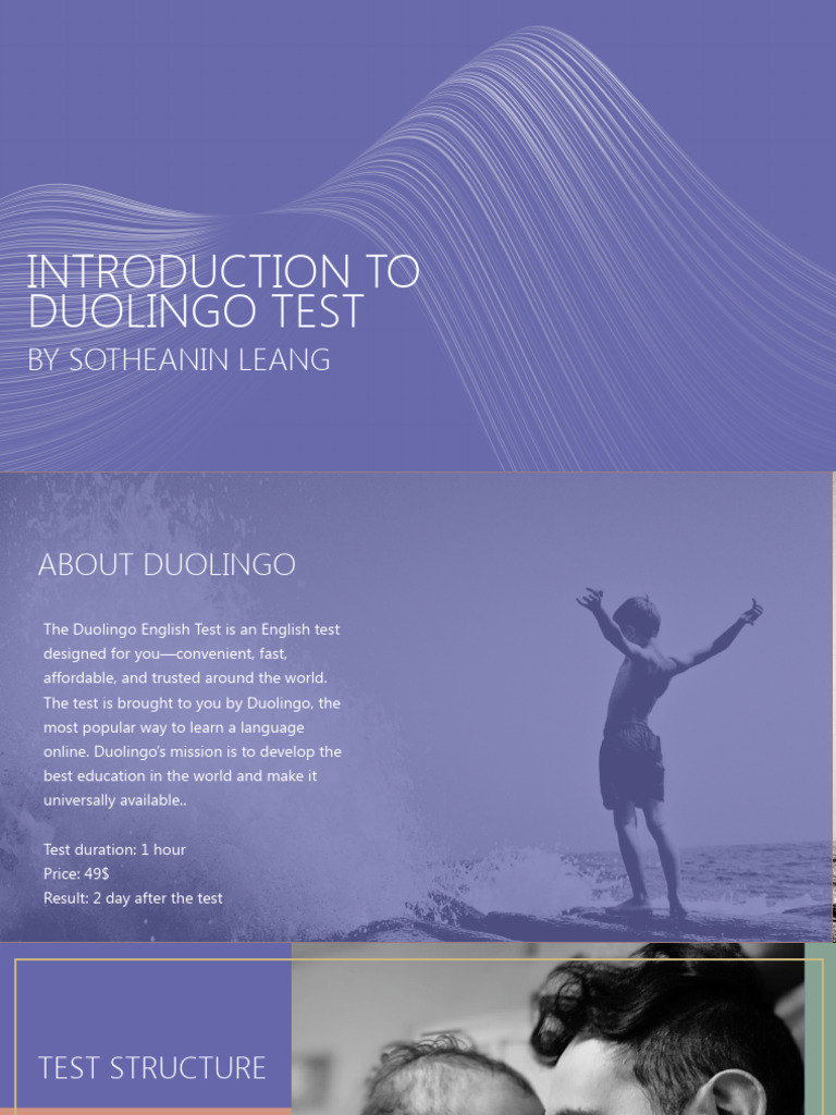 Duolingo Test Introduction | PDF | English Language | Question