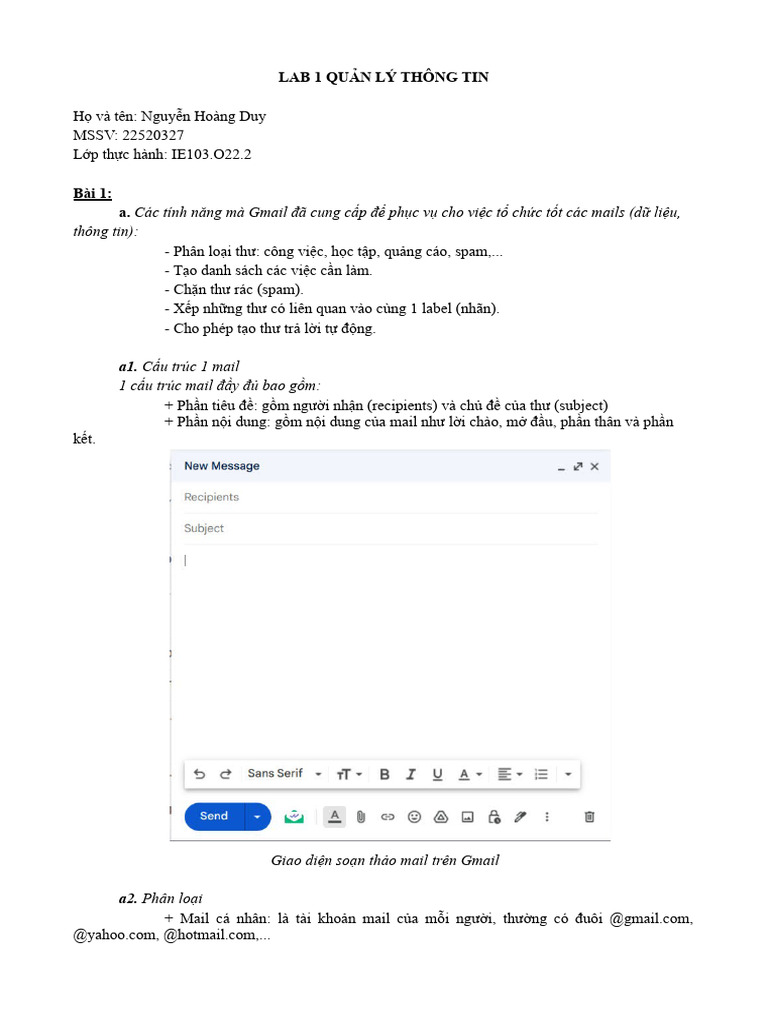 22520327 - Nguyễn Hoàng Duy - BTTH1 | PDF