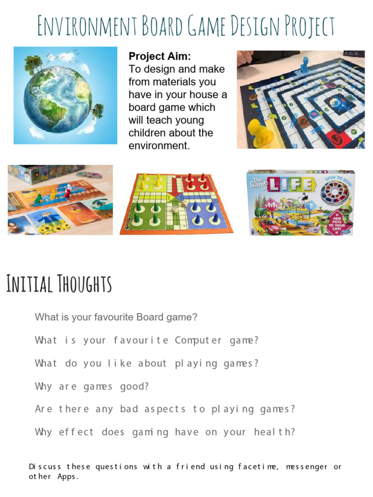 Environment Board Game Project | PDF