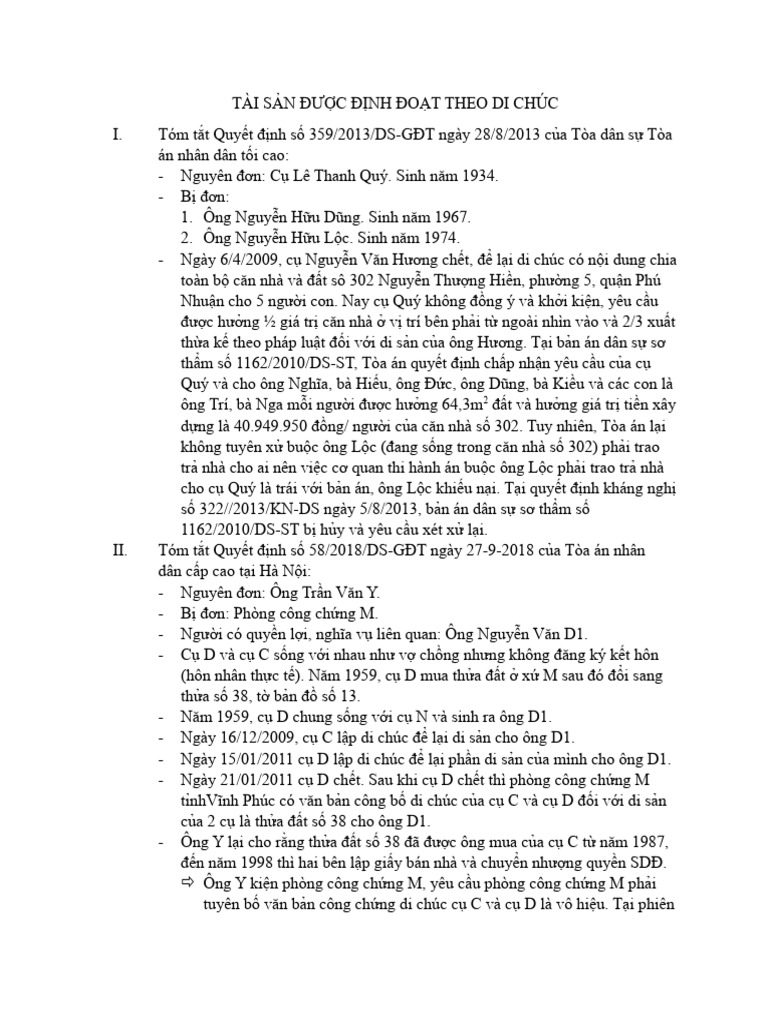 Dân Sự Tuần 6-bt2 | PDF