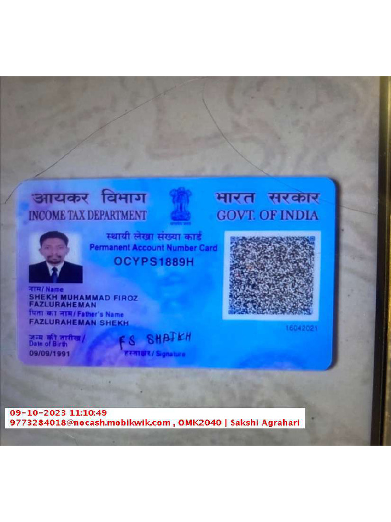 Pan card | PDF
