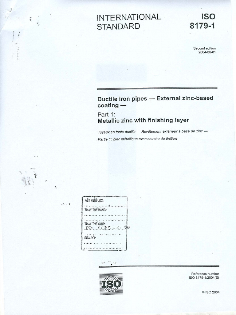 Iso 8179-1-2004 | PDF