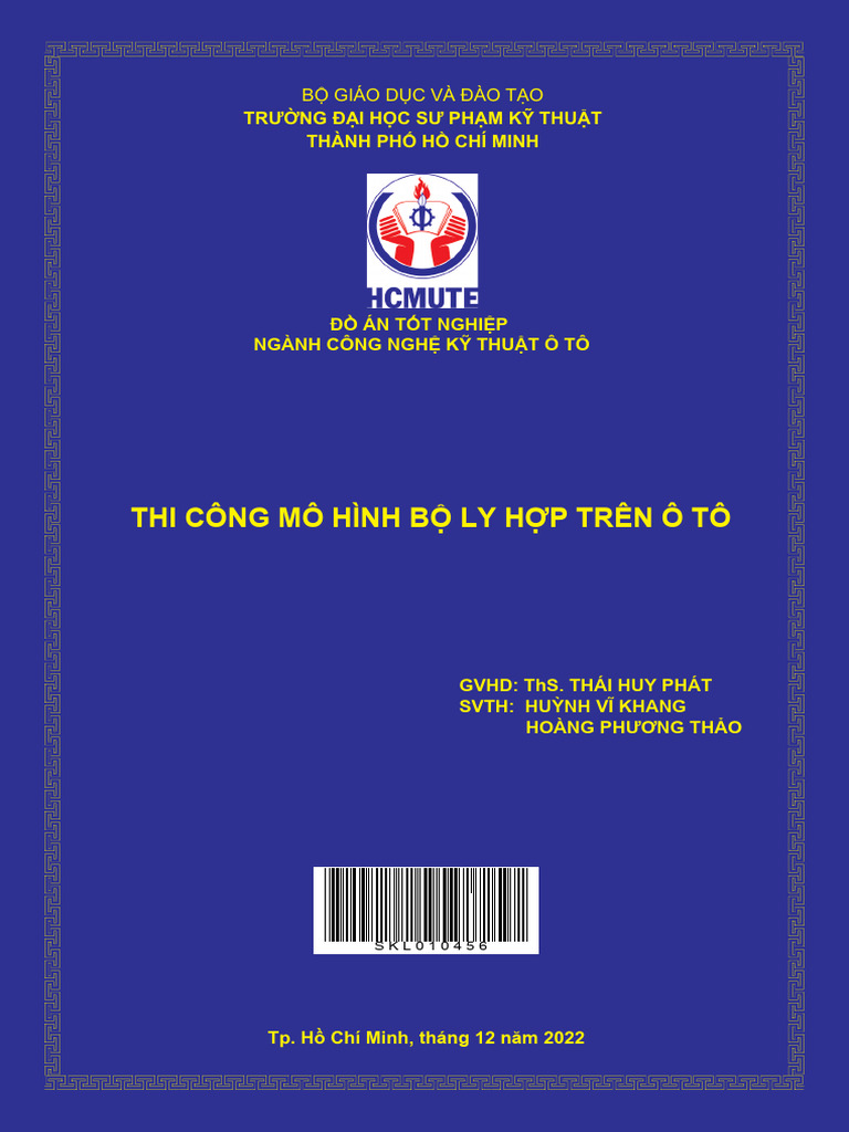 Thi Công Mô Hình B Ly H P Trên Ô Tô | PDF