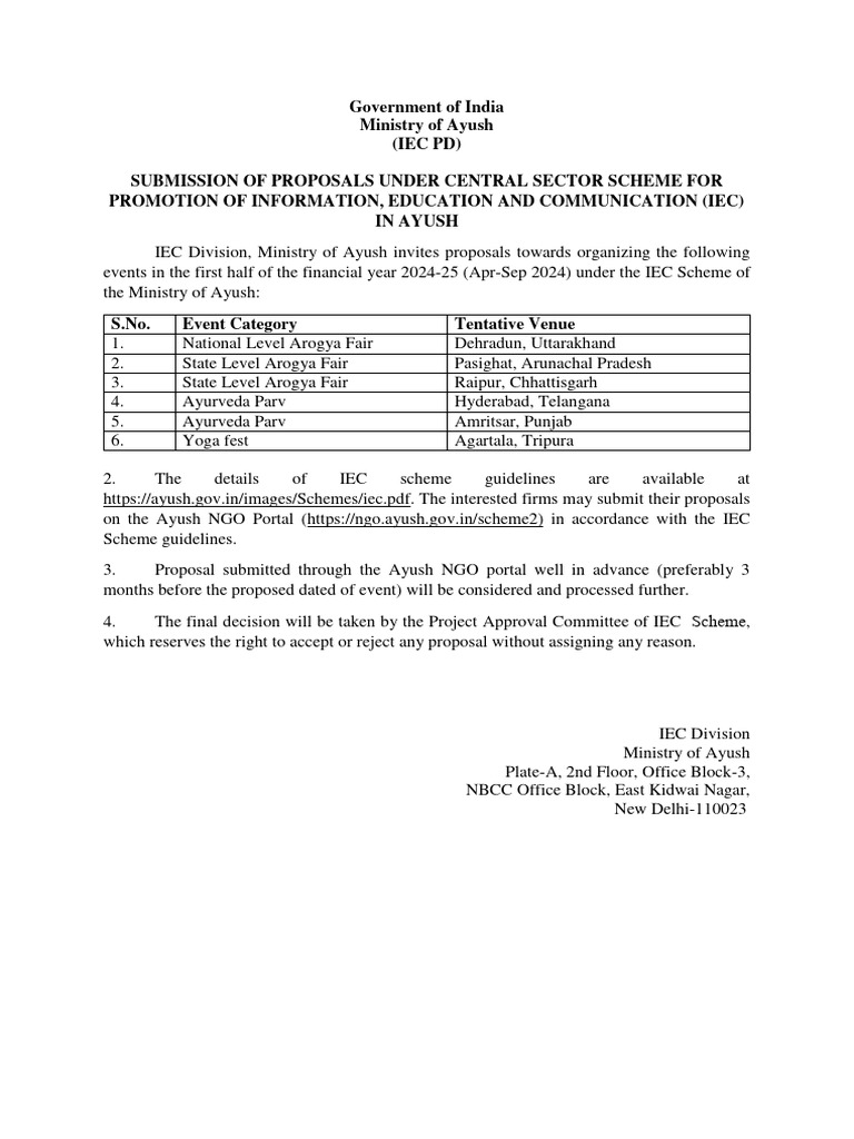 Event Calendar Fy 2024-25 | PDF