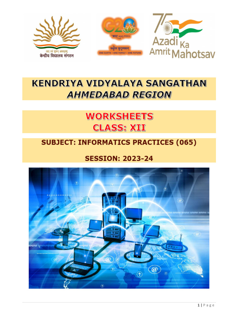 Class XII Informatics Practices | PDF | Computer Programming | Computing