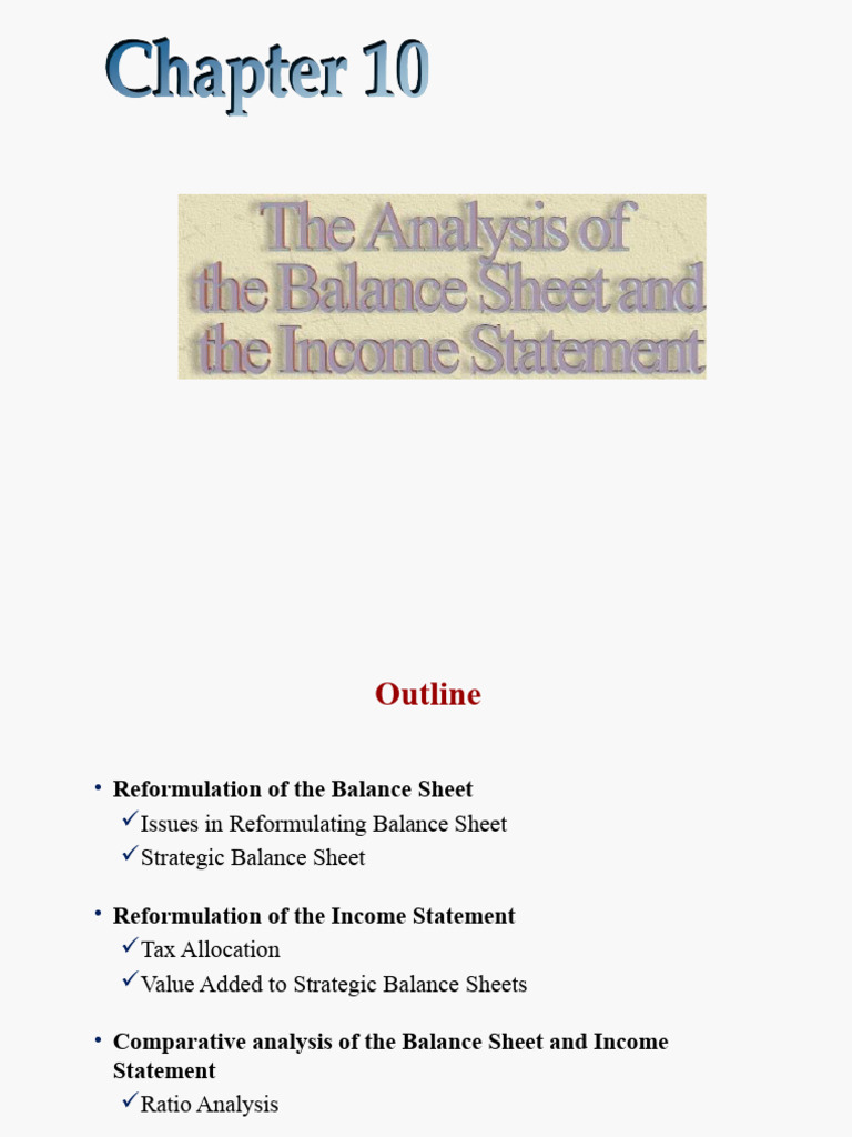 Chapter 10PPTBB | PDF | Balance Sheet | Equity (Finance)
