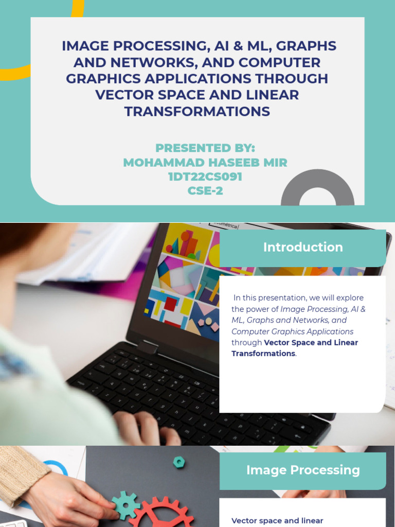 maths ppt | PDF | Machine Learning | 3 D Computer Graphics