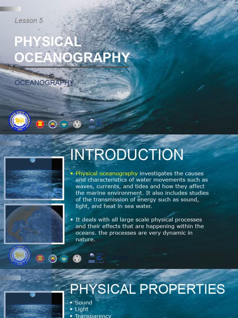 Oceanography for Marine Science Students | PDF | Tide | Oceans